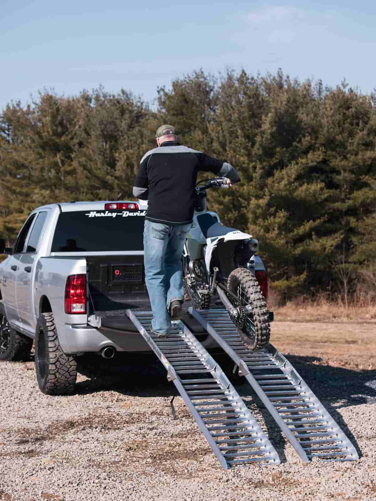 Aluminum Dirt Bike Ramps for Trucks in the USA | LongRamps