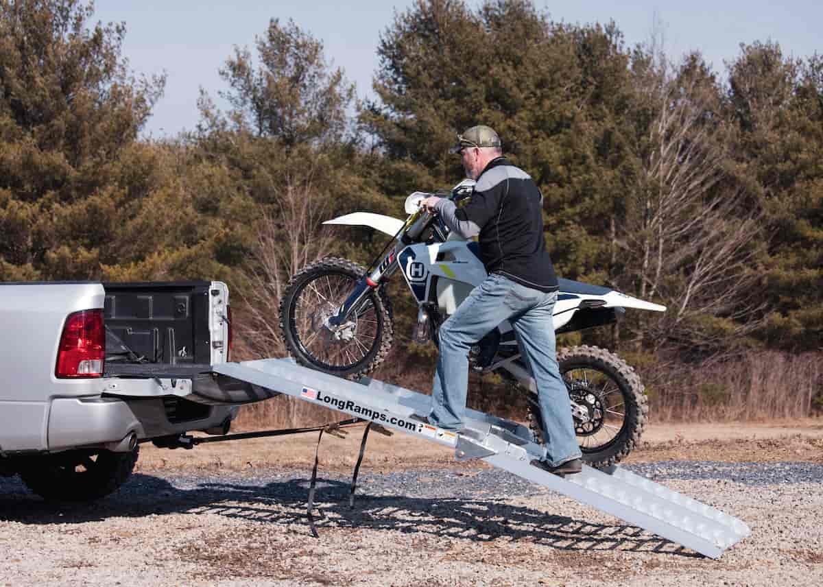 Aluminum Dirt Bike Ramps for Trucks in the USA | LongRamps